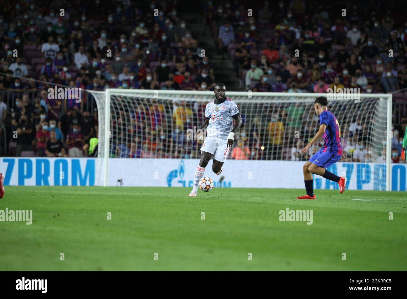 14 September 2021, Spain, Barcelona: Football, Champions League, Group ...