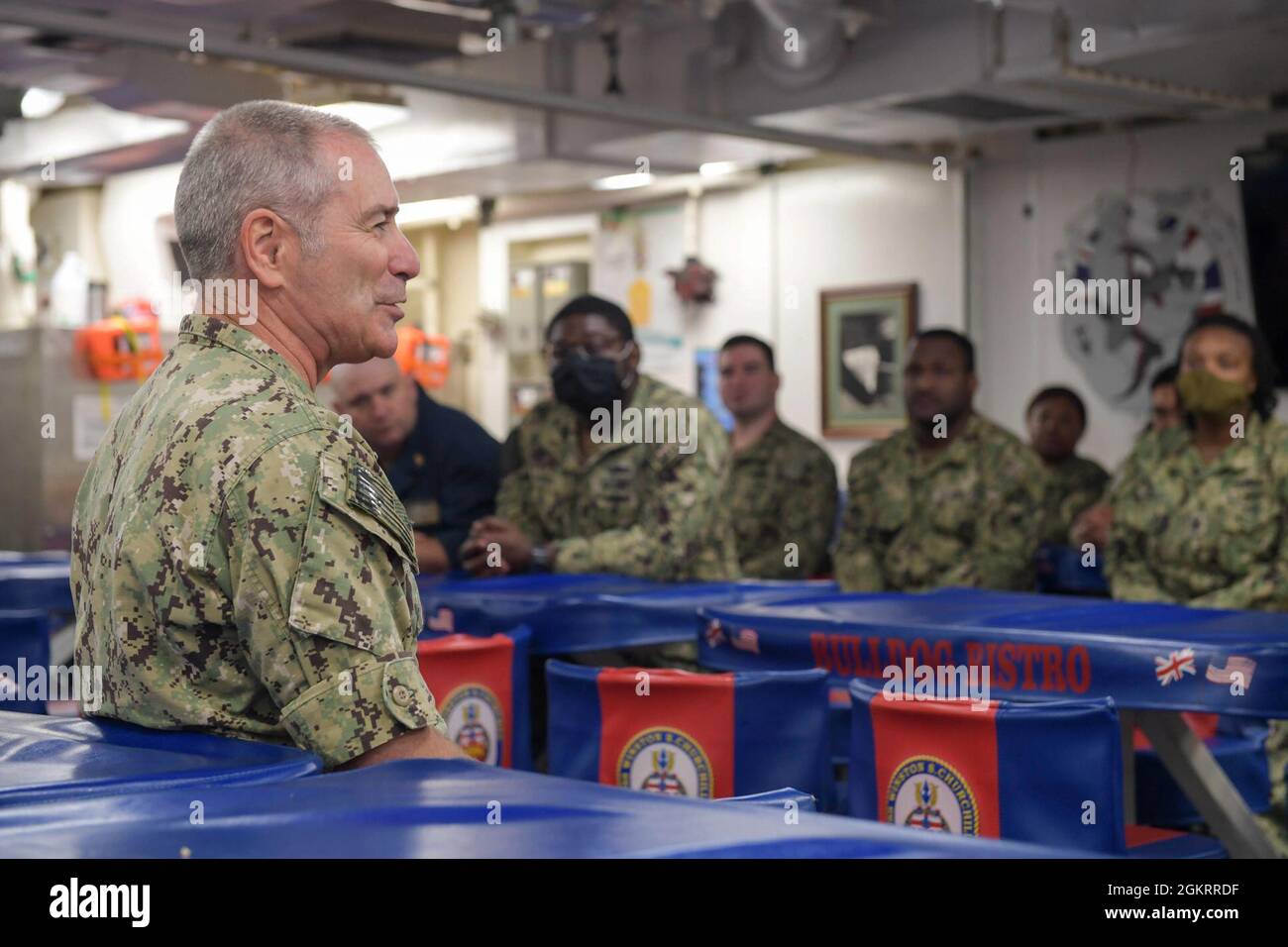 NAVAL STATION NORFOLK (June 23, 2021) Vice Adm. Roy Kitchener ...