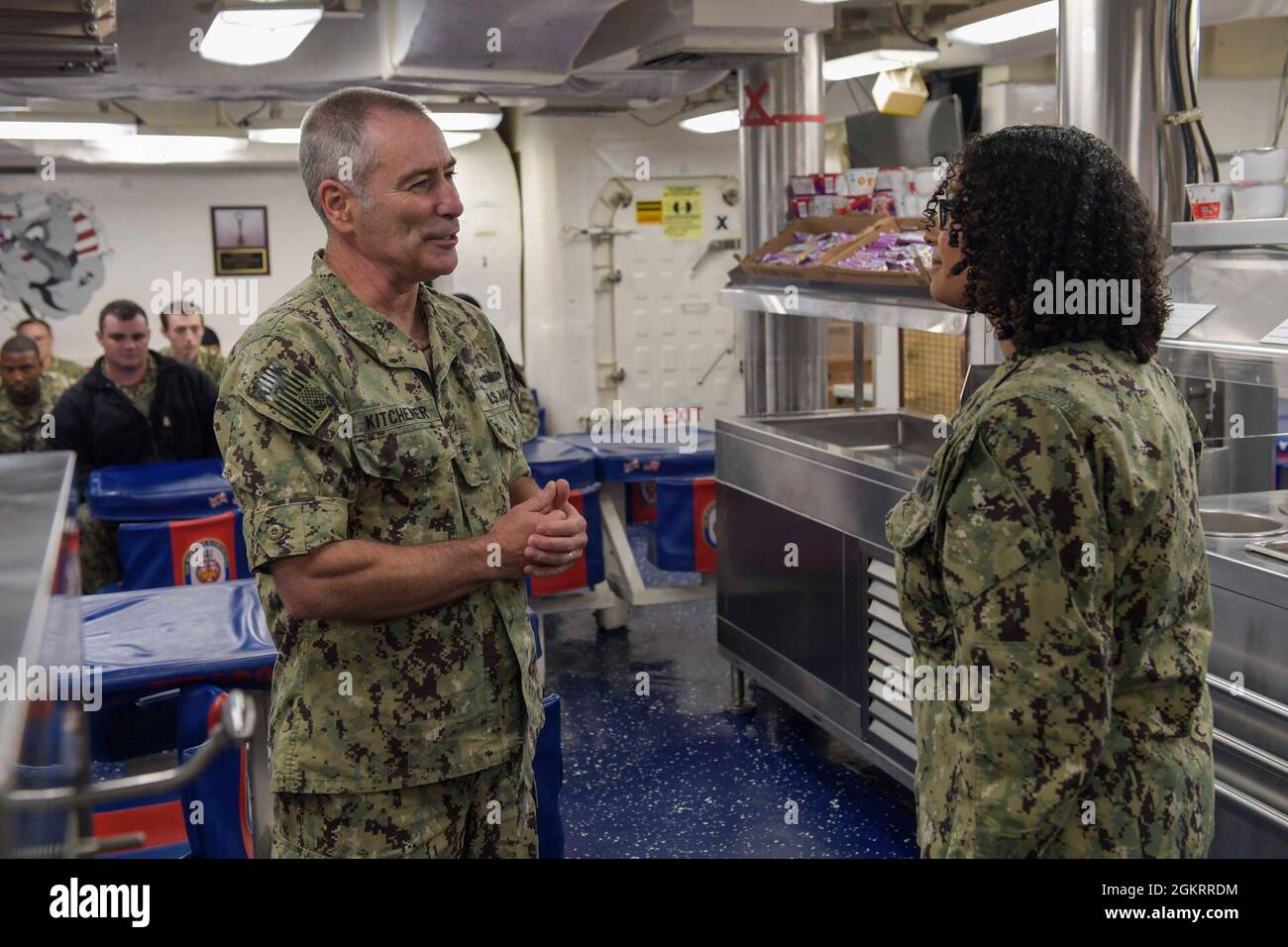 NAVAL STATION NORFOLK (June 23, 2021) Vice Adm. Roy Kitchener ...