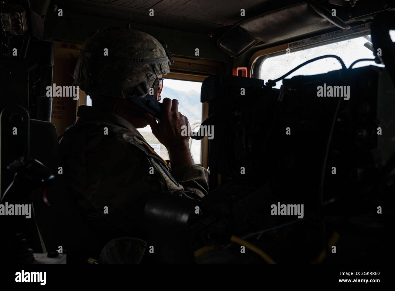 U.S. Army 1st Lt. Philip Fred, 609th Engineer Company, Nevada Army ...