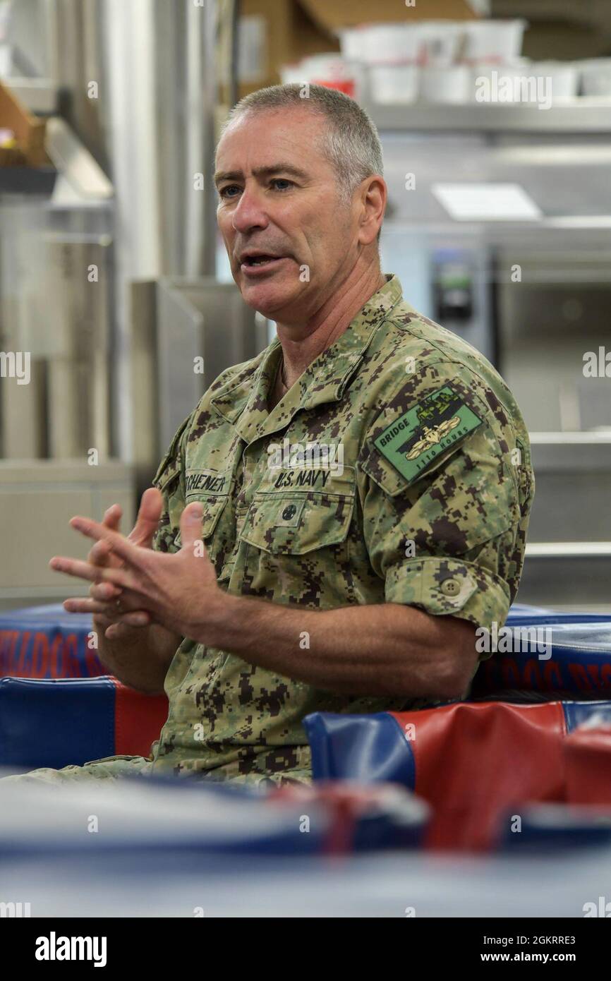 NAVAL STATION NORFOLK (June 23, 2021) Vice Adm. Roy Kitchener ...