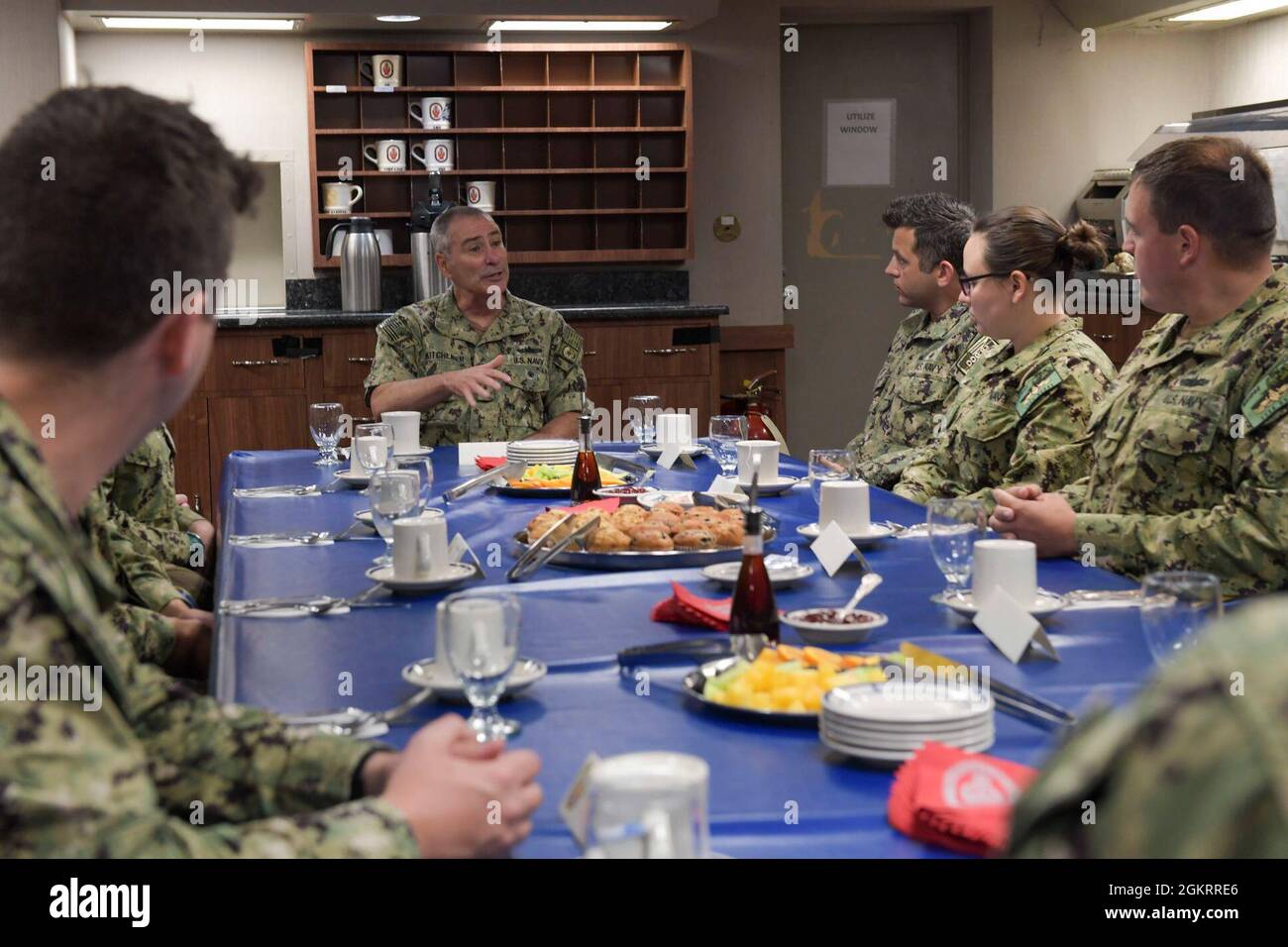 NAVAL STATION NORFOLK (June 23, 2021) Vice Adm. Roy Kitchener ...