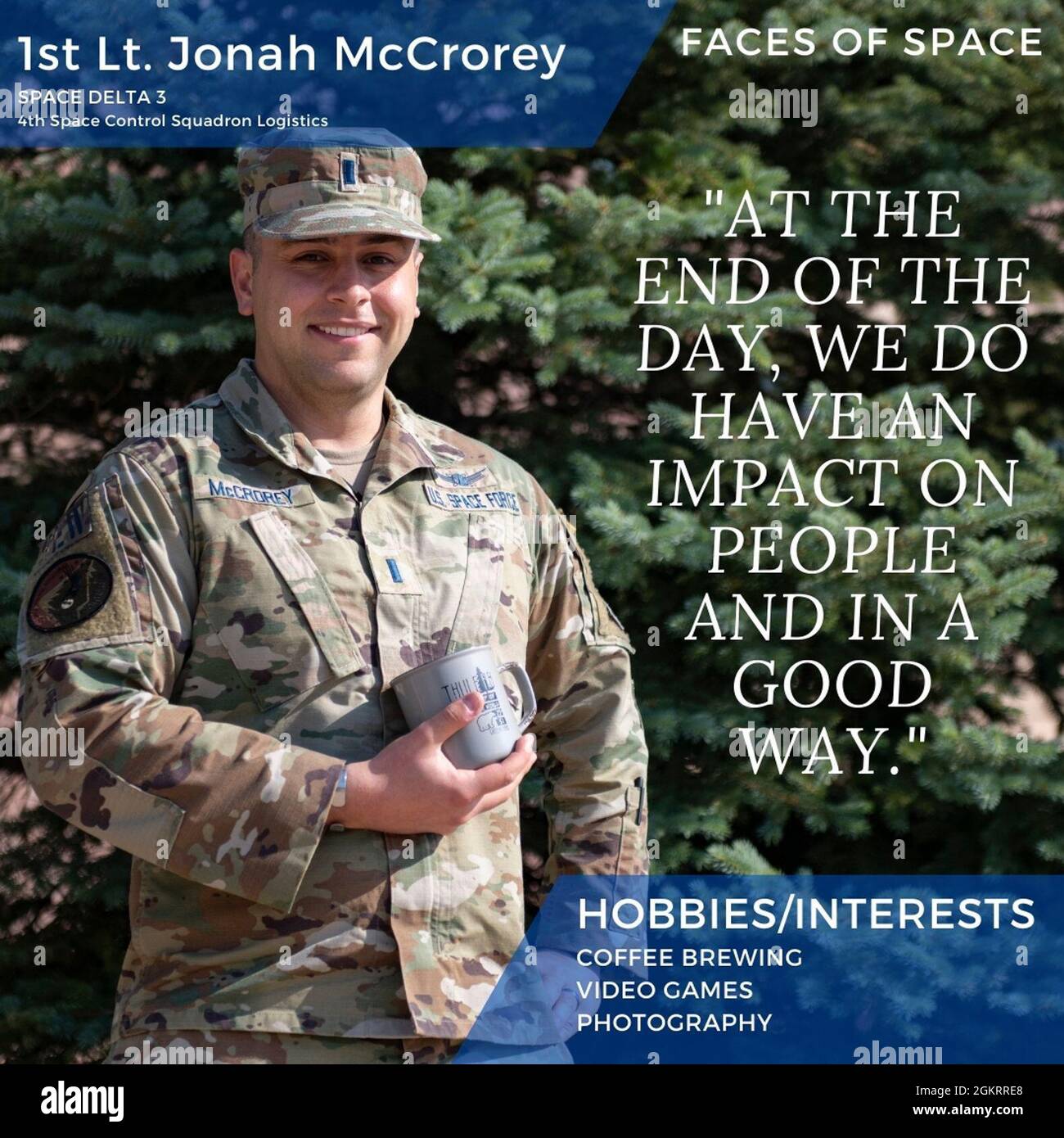 U.S. Space Force 1st Lt. Jonah McCrorey, Space Delta 3 – Space Electronic Warfare, 4th Space ...