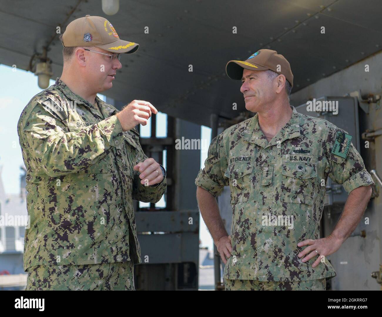 NAVAL STATION NORFOLK (June 23, 2021) Cmdr. Timothy Shanley, commanding ...