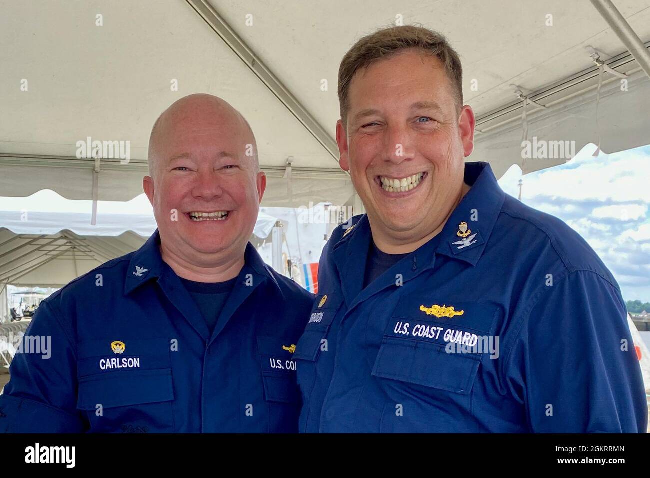 Capt. Clinton Carlson relieved Capt. Adam Morrison as the commanding ...