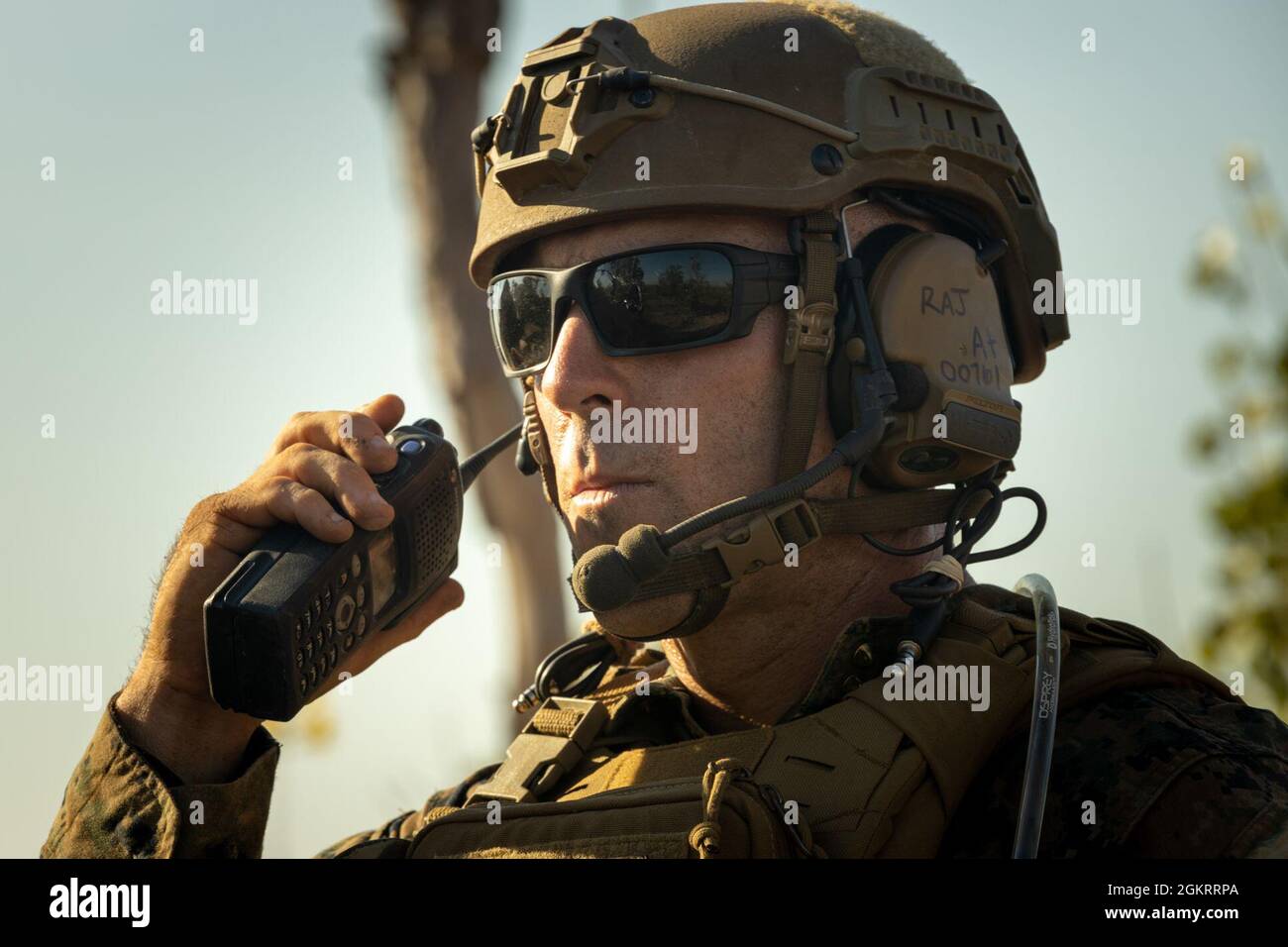 U.S. Marine Corps 1st. Lt. Russell Johnson, Combined Anti-armor Team ...