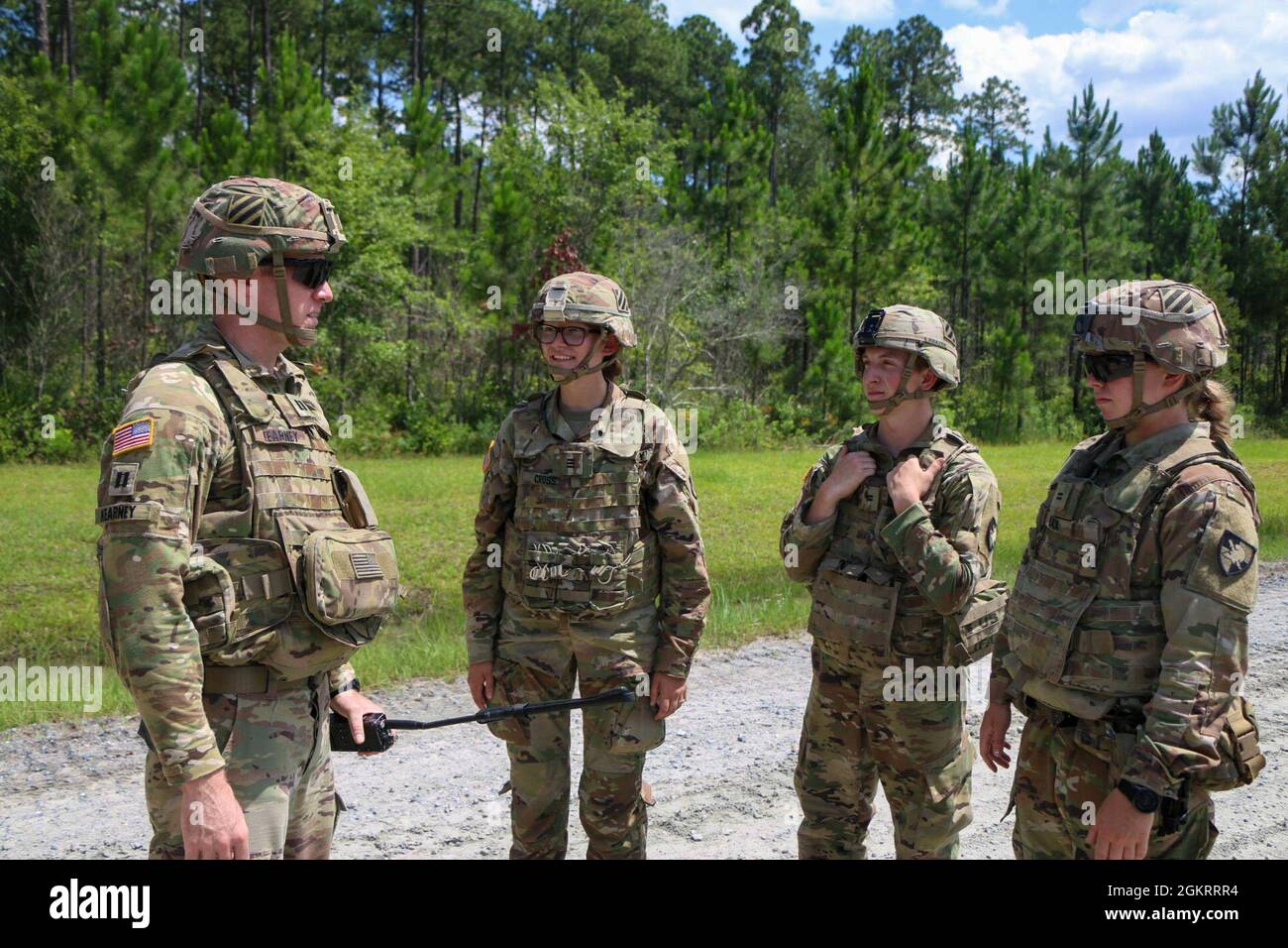 Capt. Joseph Kearney, commander of Alpha Company, 9th Brigade Engineer ...