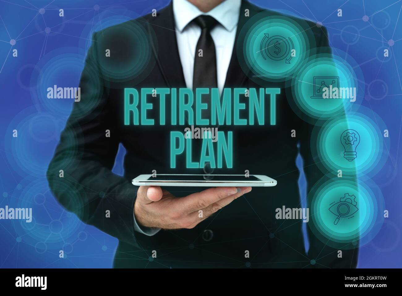 Inspiration showing sign Retirement Plan. Business approach plan for ...