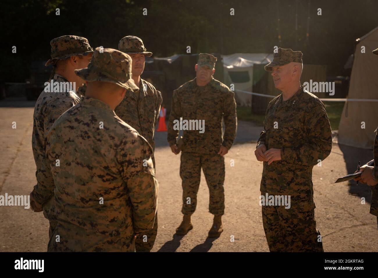 U.S. Marine Corps Maj. Gen. Michael F. Fahey, commanding general ...