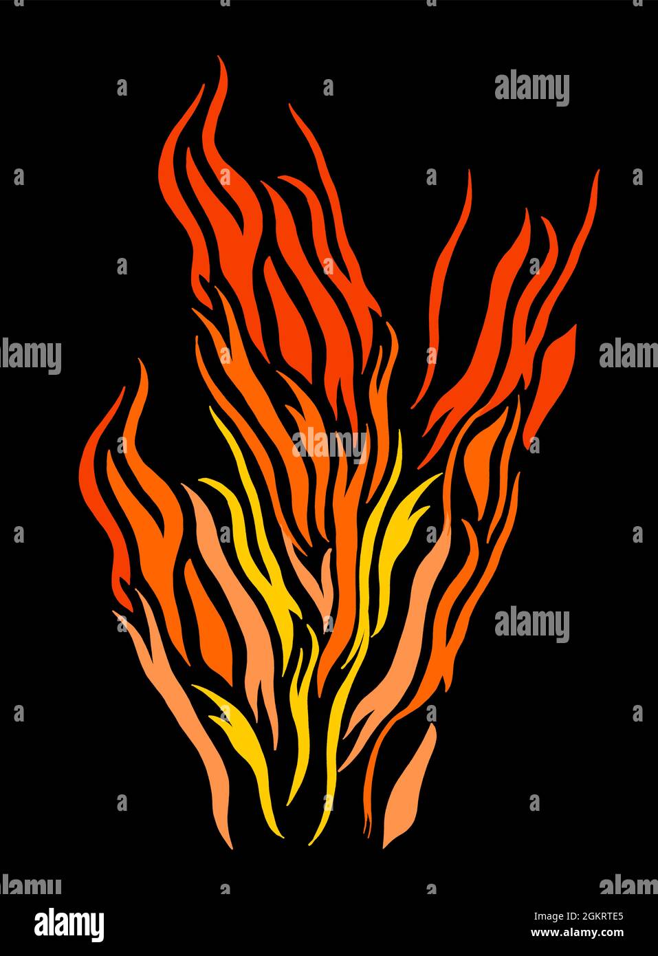 Fire streaks Stock Vector Images - Alamy