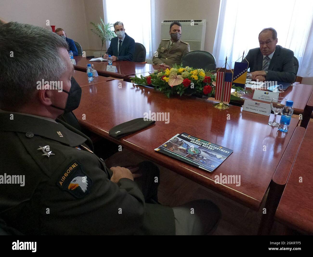 U.S. Army Maj. Gen. Timothy E. Gowen, adjutant general for Maryland ...