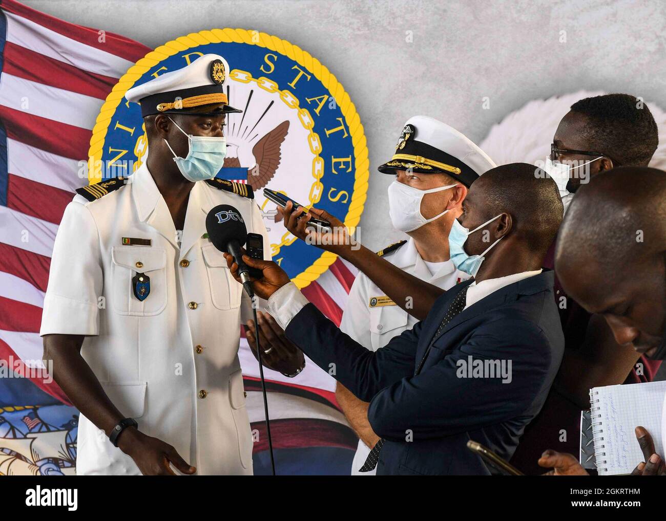 DAKAR, Senegal (JUNE 23, 2021) Capt. Michael Concannon, commanding ...