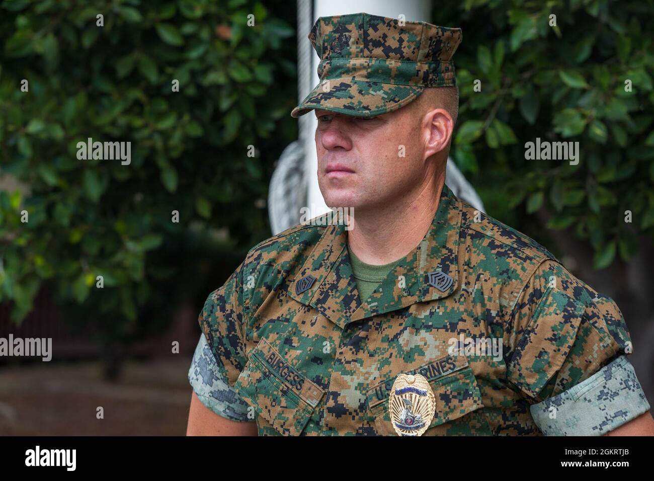 U.S. Marine Master Sgt. Brain Burgess, the operations chief for the ...