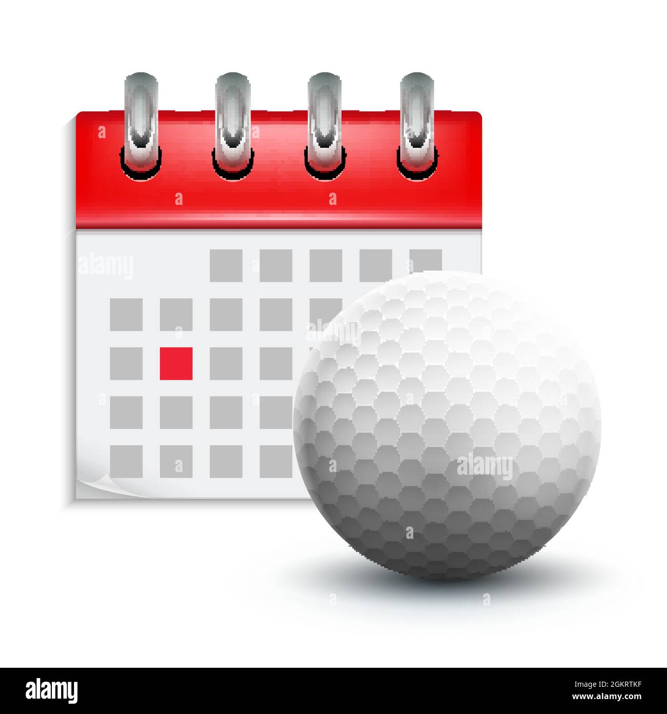 Sport calendar and baseball realistic. Month date schedule competition ...