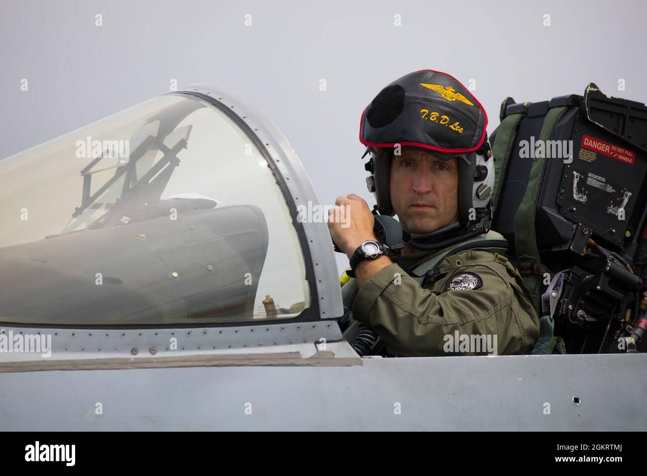 U.S. Marine Corps Lt. Col. Thomas Lee, commanding officer of Marine ...