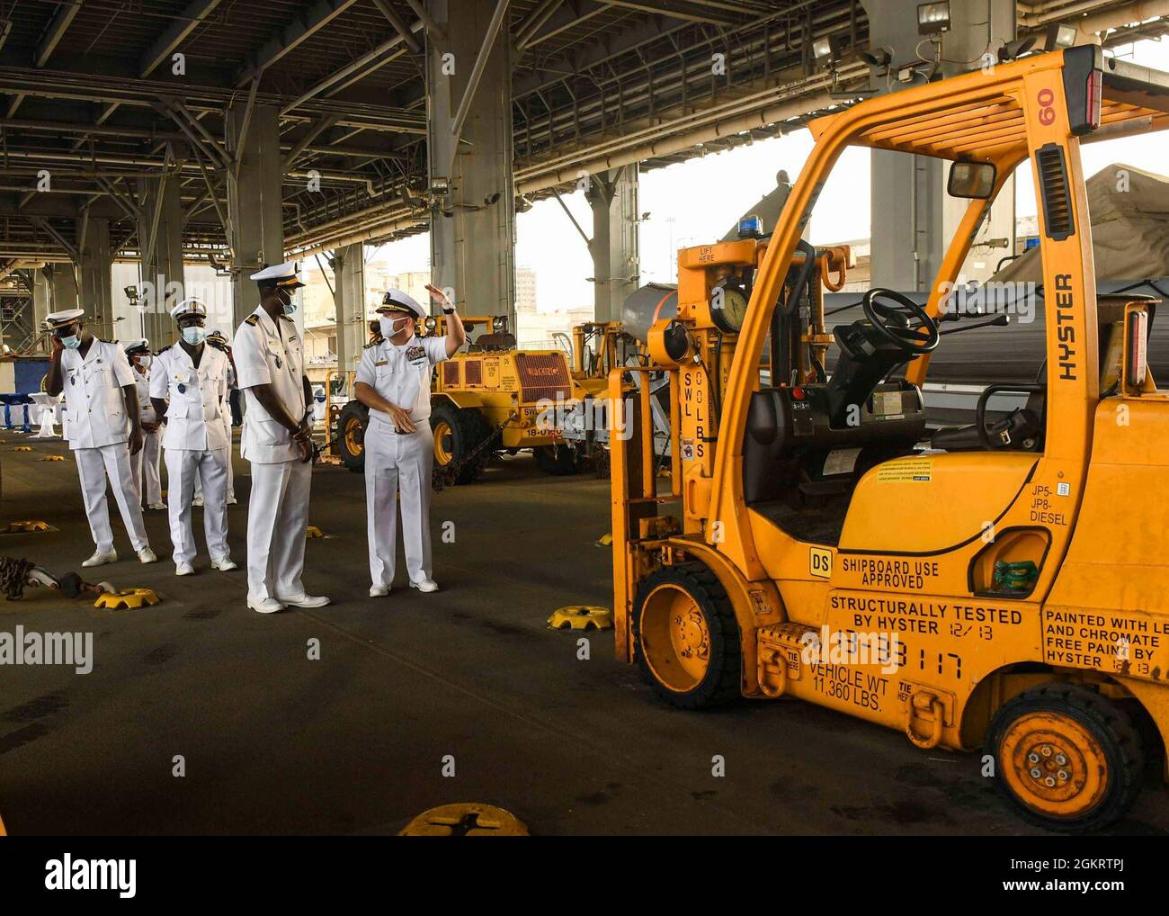 DAKAR, Senegal (JUNE 23, 2021) Capt. Michael Concannon, commanding ...