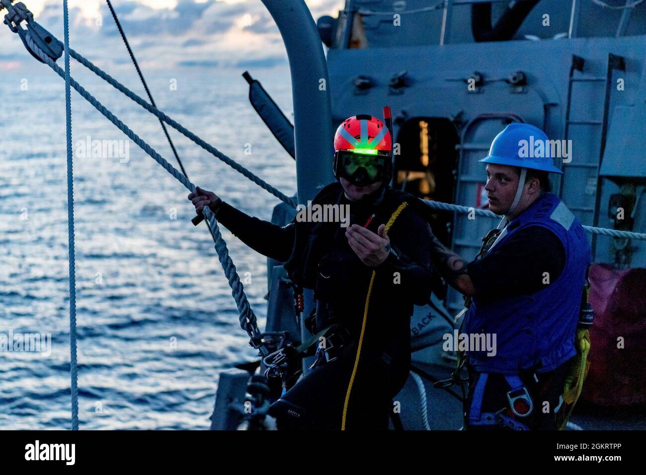 210623-N-LN093-1129 PACIFIC OCEAN (June 23, 2021) Boatswain’s Mate 1st ...