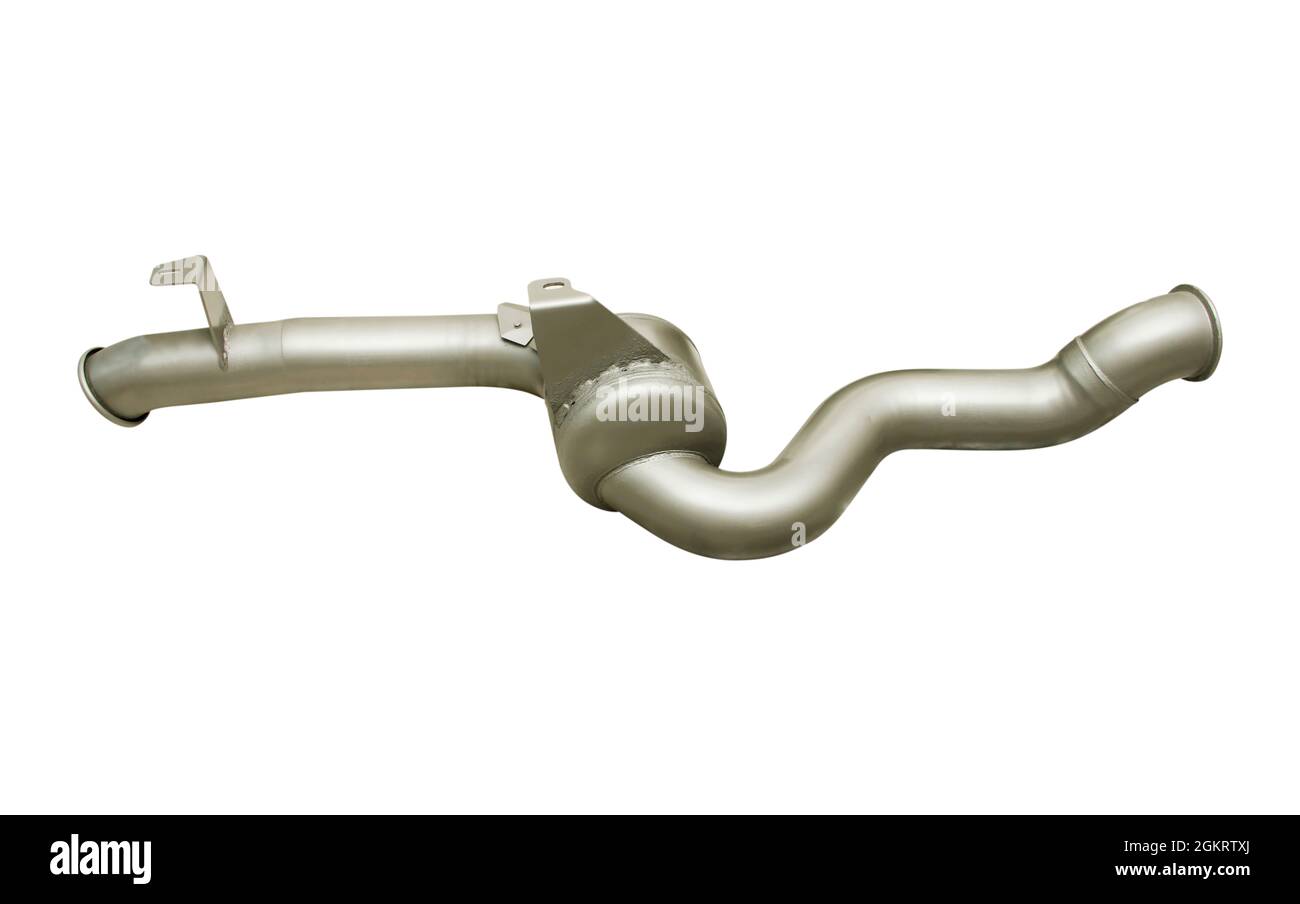 exhaust pipe vehicle spare parts Stock Photo - Alamy
