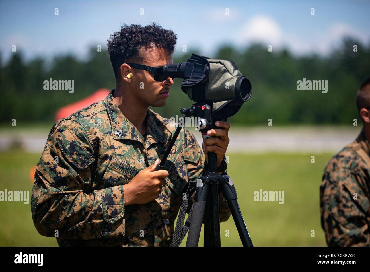 U.S. Marine Corps Sgt. Kvvian Durrett, a native of Staunton, Virginia ...