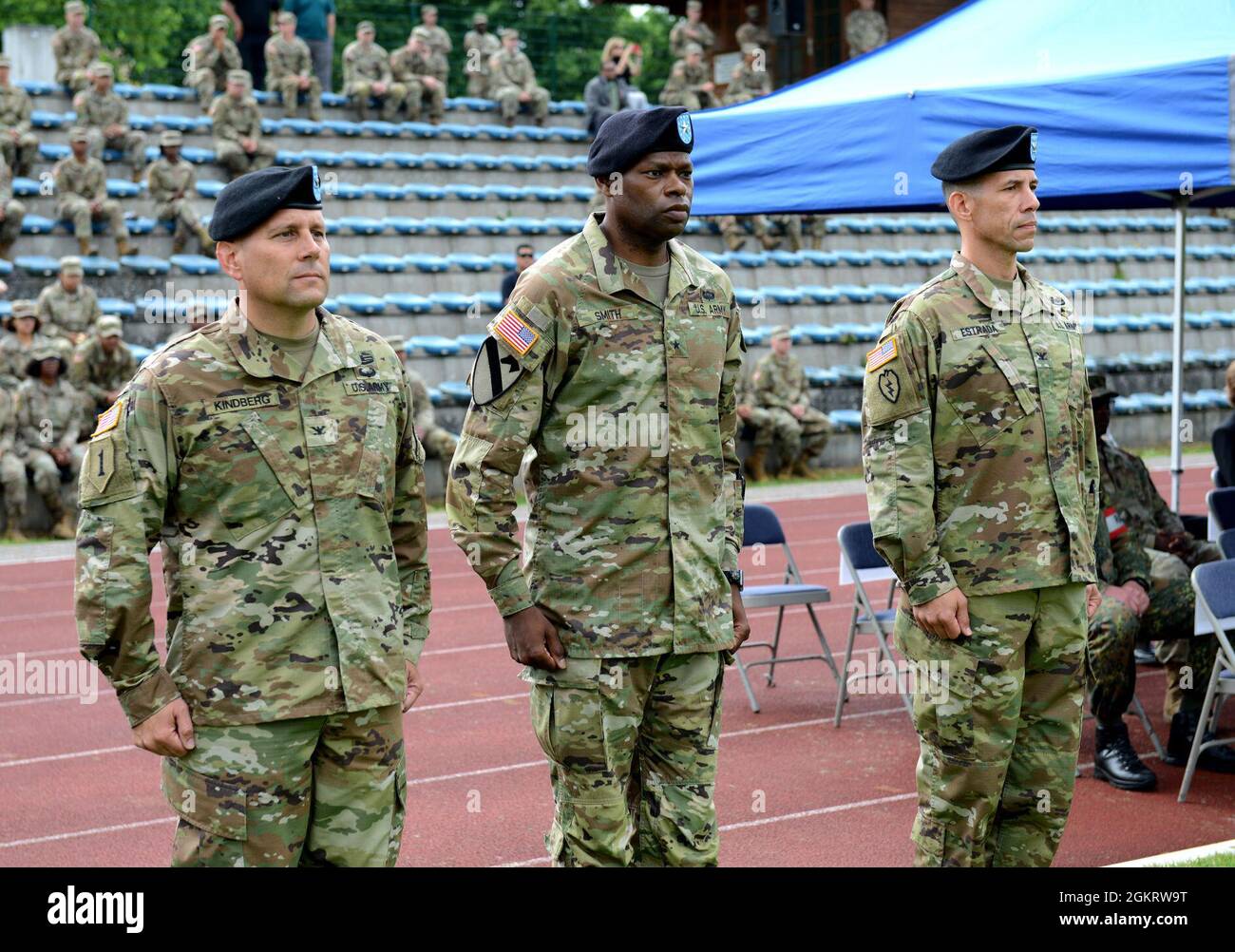 (From Left to Right) U.S. Army Col. Scott B. Kindberg, 16th Sustainment ...