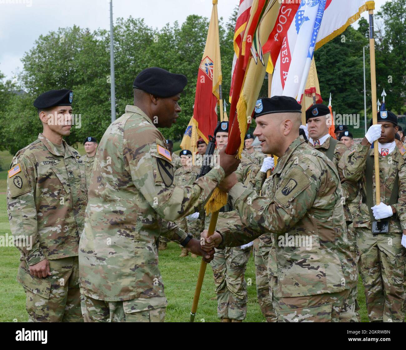 U.S. Army Col. Scott B. Kindberg, 16th Sustainment Brigade outgoing ...