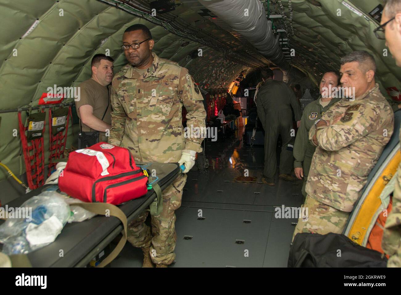 U.S. Air Force 1st Lt. Alang Geh, 459th Aeromedical Evacuation Squadron ...
