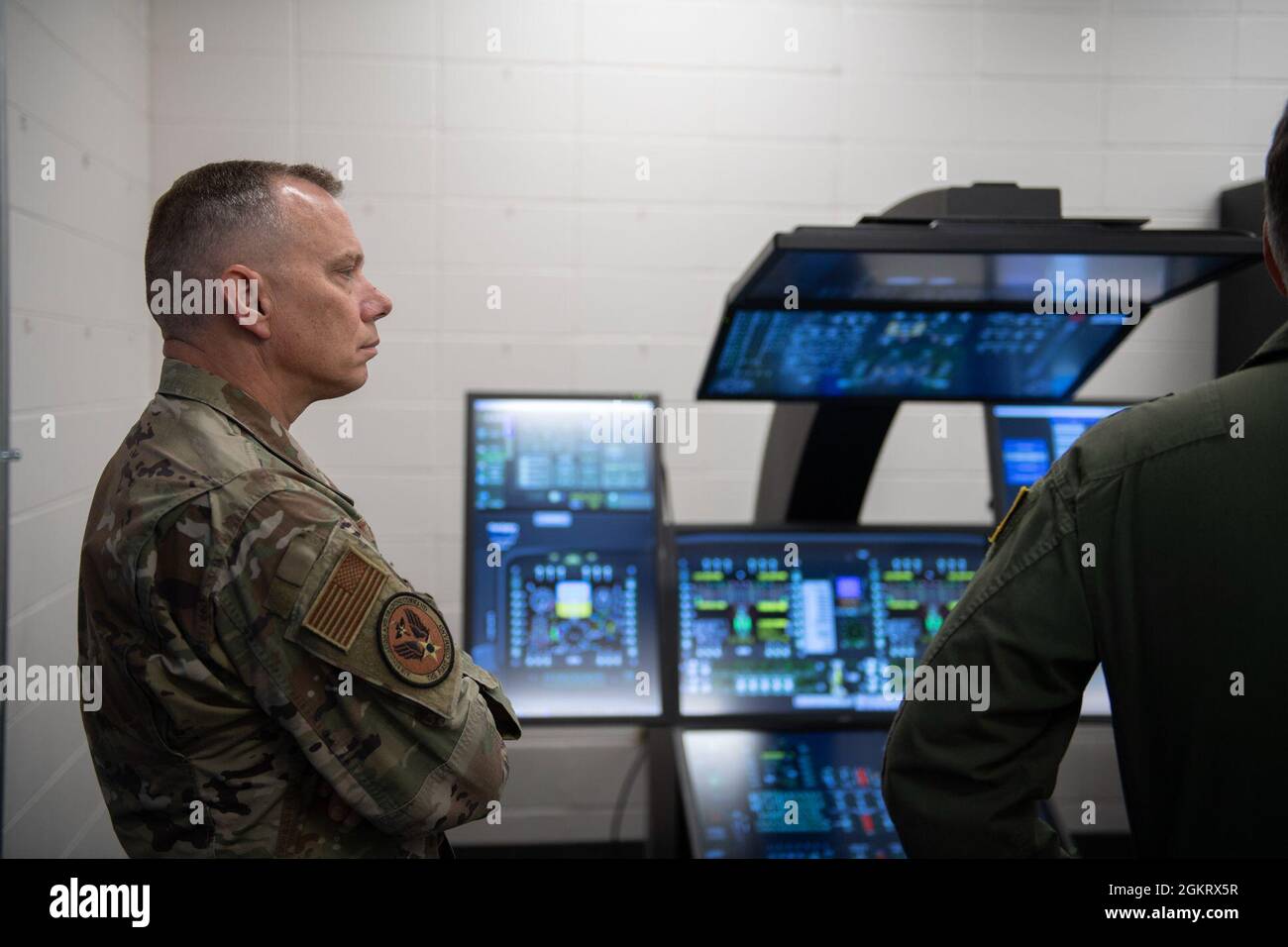 U.S. Air Force Chief Master Sgt. Erik Thompson, command chief for Air ...