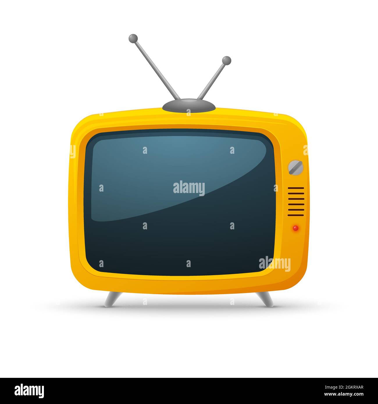 Old Tv Set Cartoon