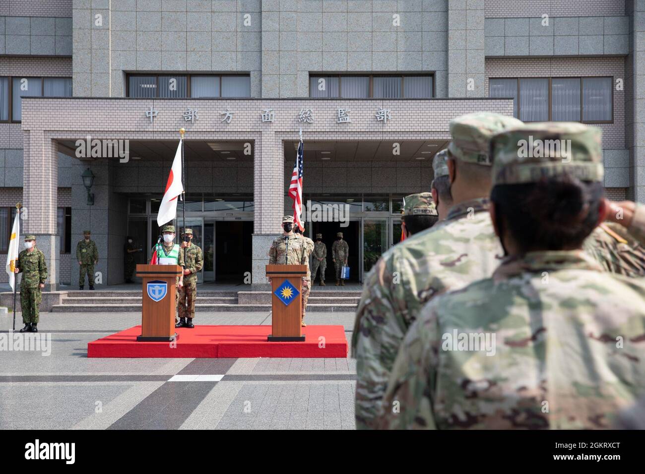 The Japan Ground Self-Defense Force Middle Army hosts Soldiers from the ...