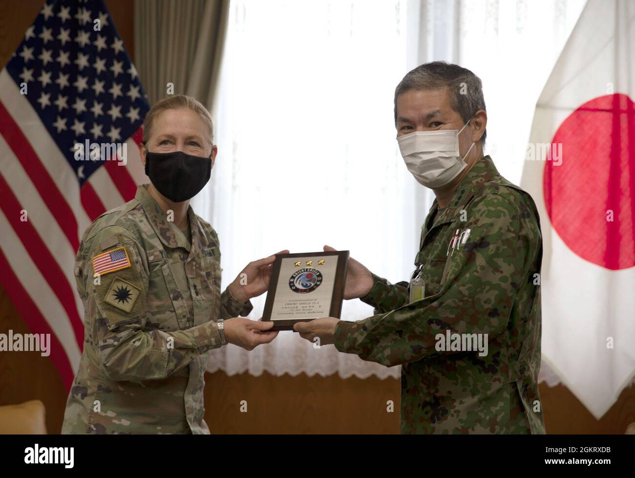 U.S. Army Maj. Gen. Laura Yeager, 40th Infantry Division commander ...