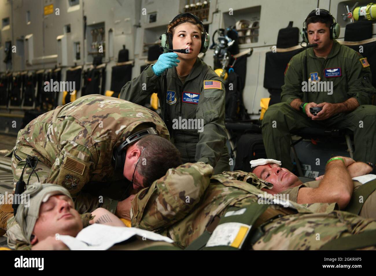 172nd Airlift Wing Chaplain Maj. Caleb Clark and Airman 1st Class ...