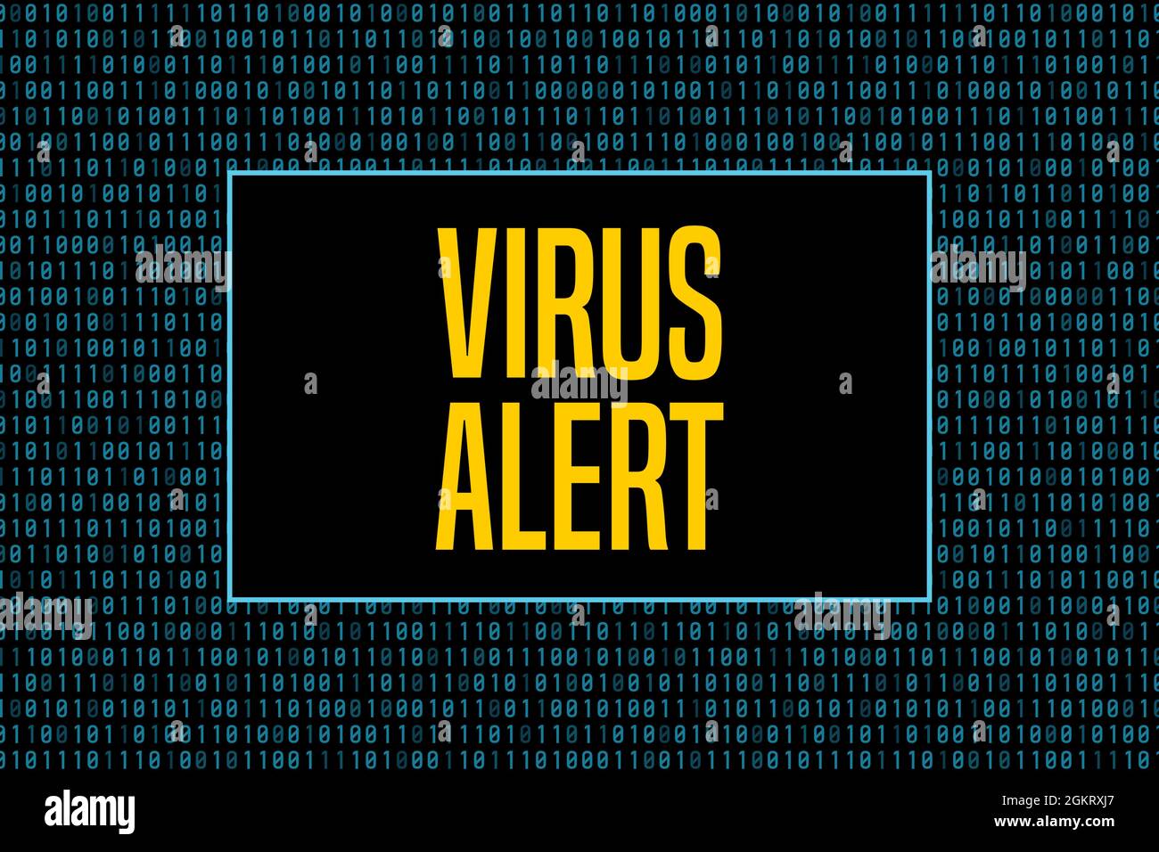 Virus alert screen. Compromised computer security vector concept ...