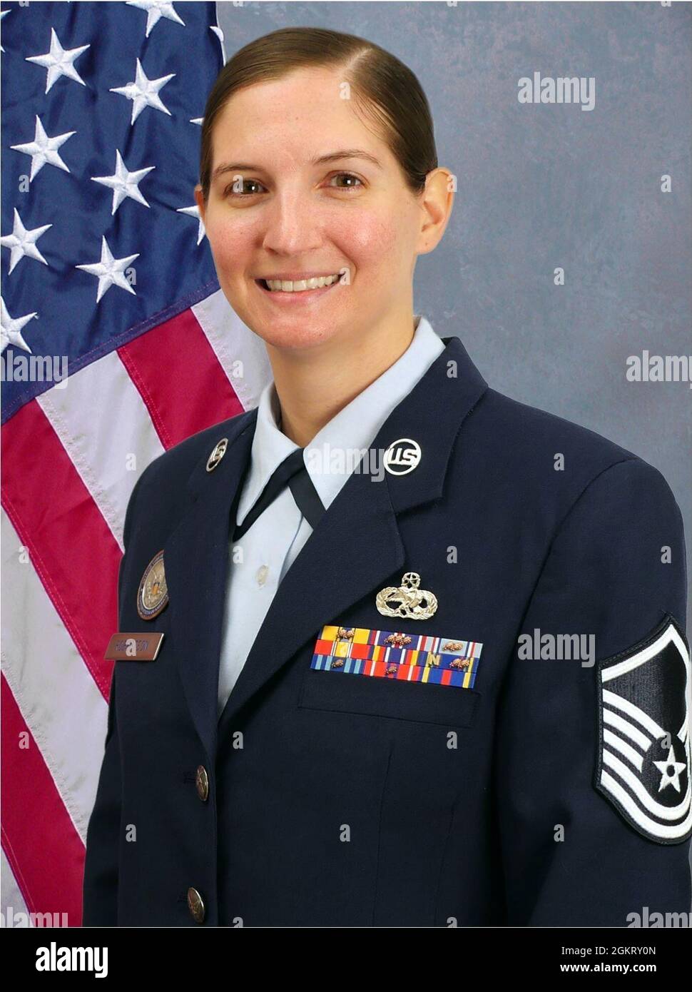 Master Sgt. Brandi Robertson was named the 2020 senior noncommissioned ...