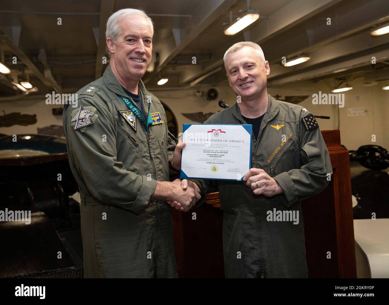 210624-N-CM740-1069 Newport News, Va. (June 24, 2021) - Rear Adm. John ...