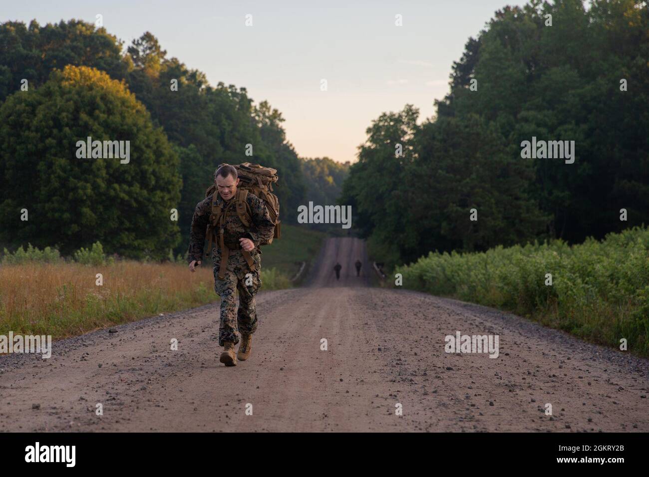 U.S. Marine Corps Capt. Zachary White, an infantry officer with 2d ...
