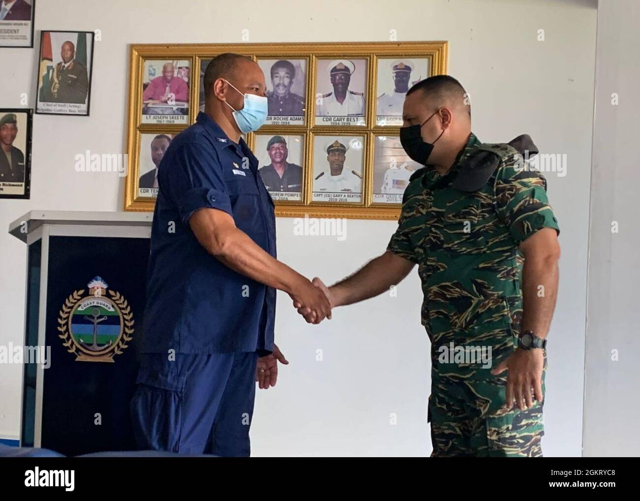 210624-N-AB123-001 GEORGETOWN, Guyana (June 24, 2021) Capt. Matthew ...