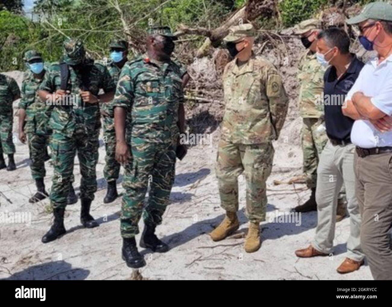 210624-N-YY107-003 TIMEHRI, Guyana (June 24, 2021) Brigadier General ...