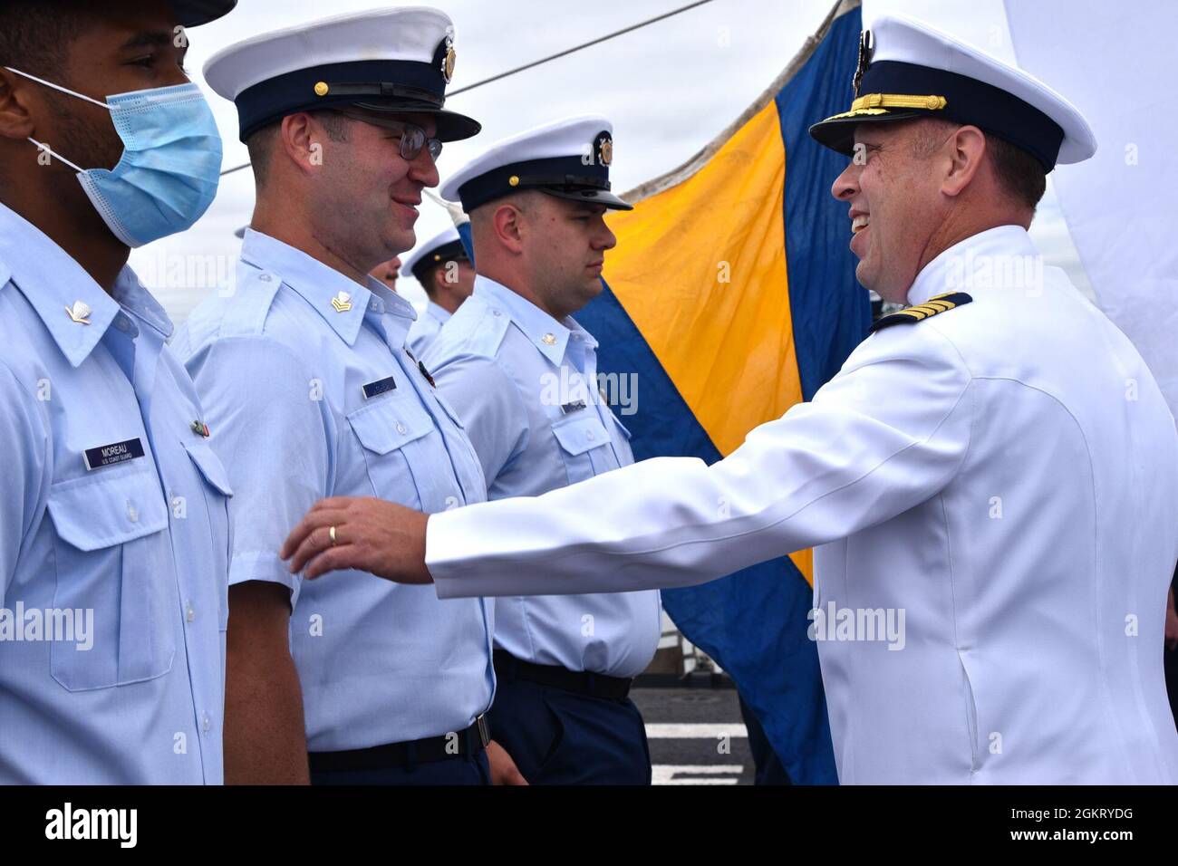 Capt. Brian Anderson, Coast Guard Cutter Bertholf’s (WMSL 750 ...