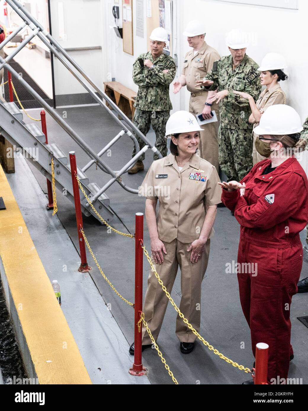 Chief Hospital Corpsman Ann Jones, a technical trainer assigned to ...