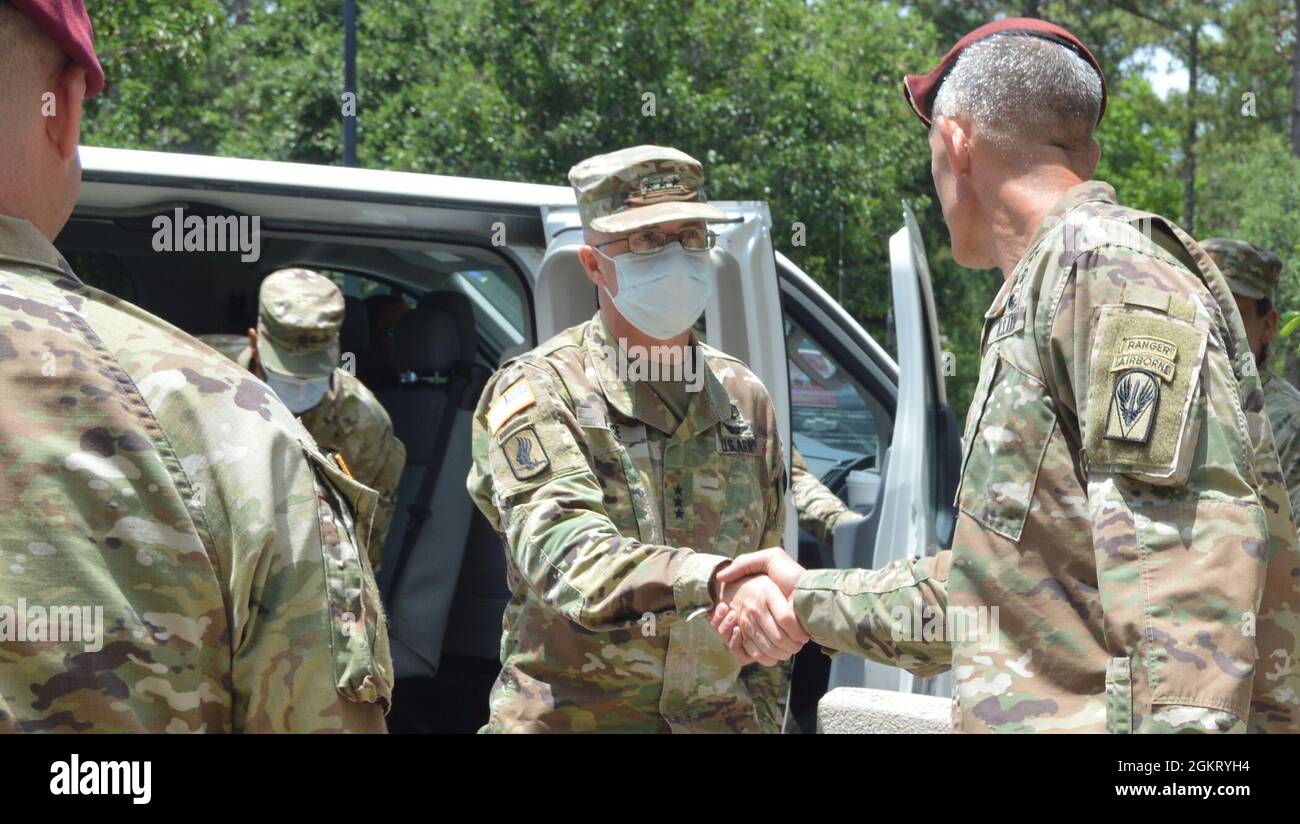 Lt. Gen. Ronald Place, director, Defense Health Agency, meets with Brig ...