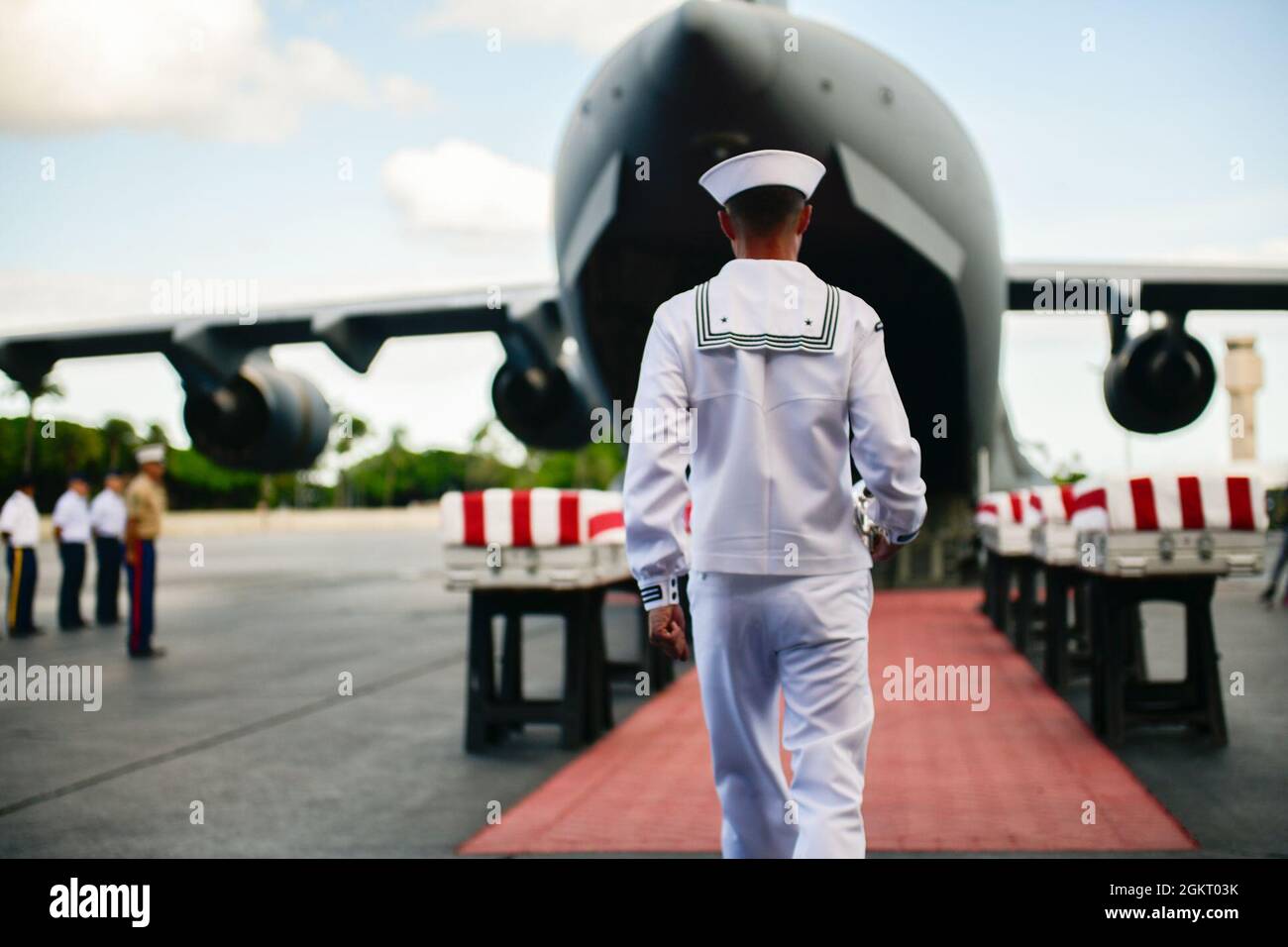 U.S. Navy Petty Officer 1st Class, Collin A. Reichow, U.S. Pacific ...