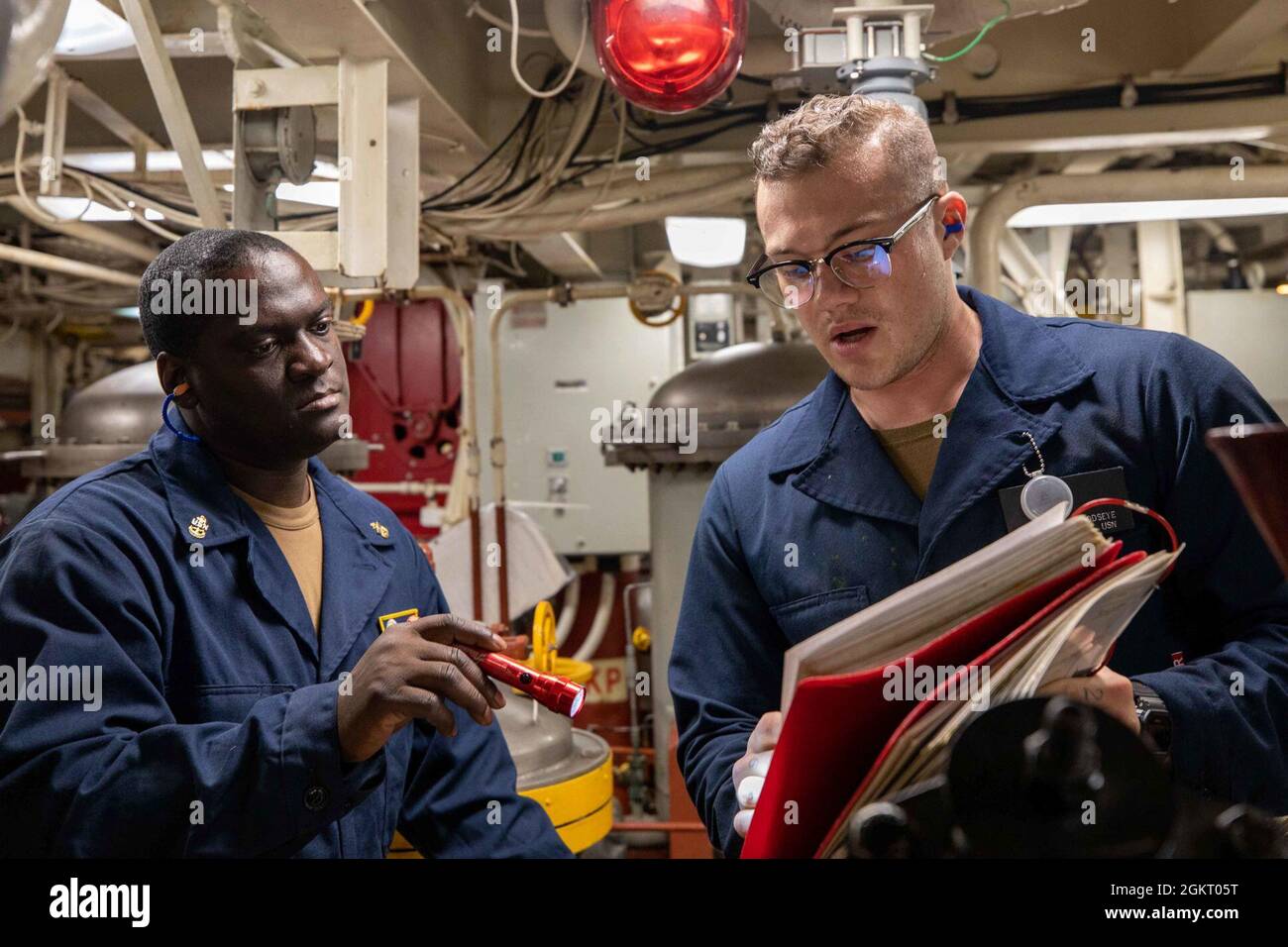 ATLANTIC OCEAN (June 24, 2021) Gas Turbine Systems Technician Fireman ...