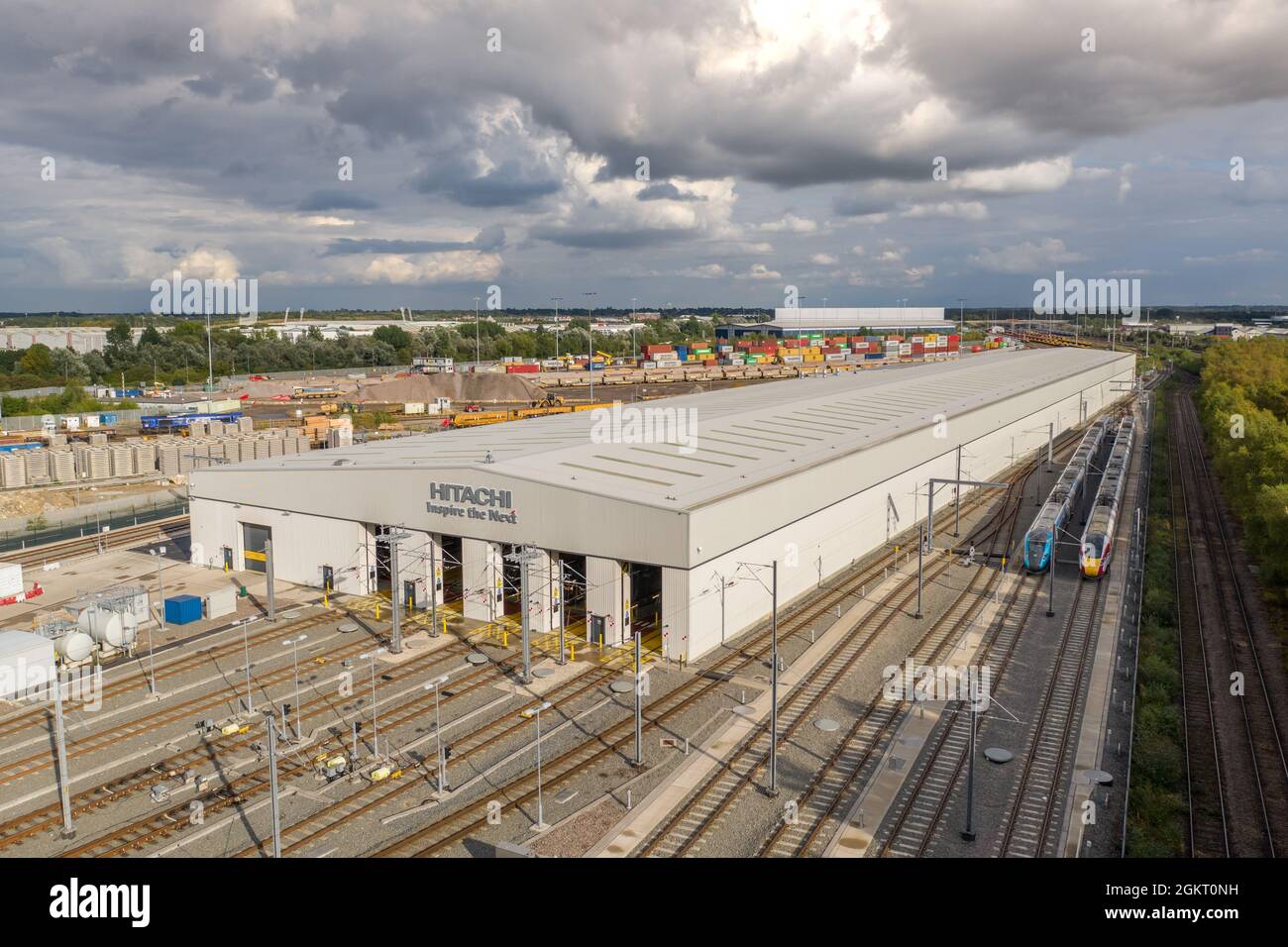 Railway maintenance depot hi-res stock photography and images - Alamy