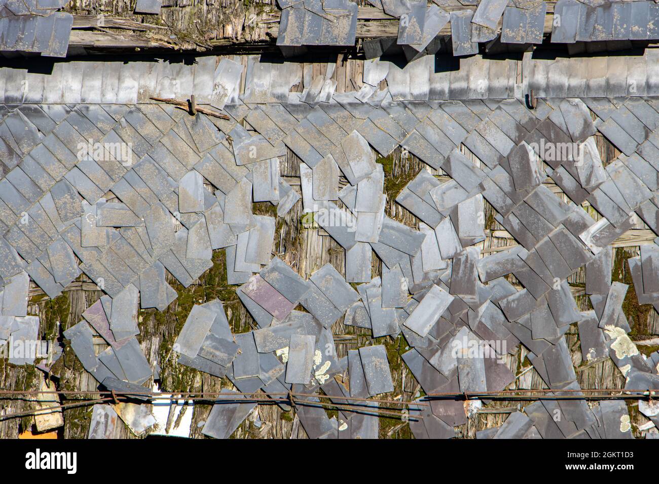 Damaged roof hi-res stock photography and images - Alamy