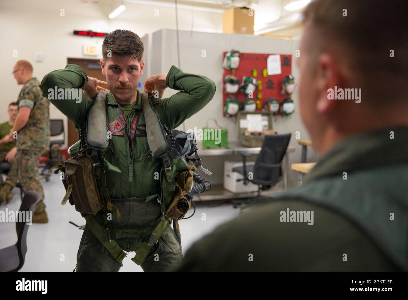 U.S. Marine Corps Capt. Tyler Millard, an F/A-18 Hornet pilot with ...