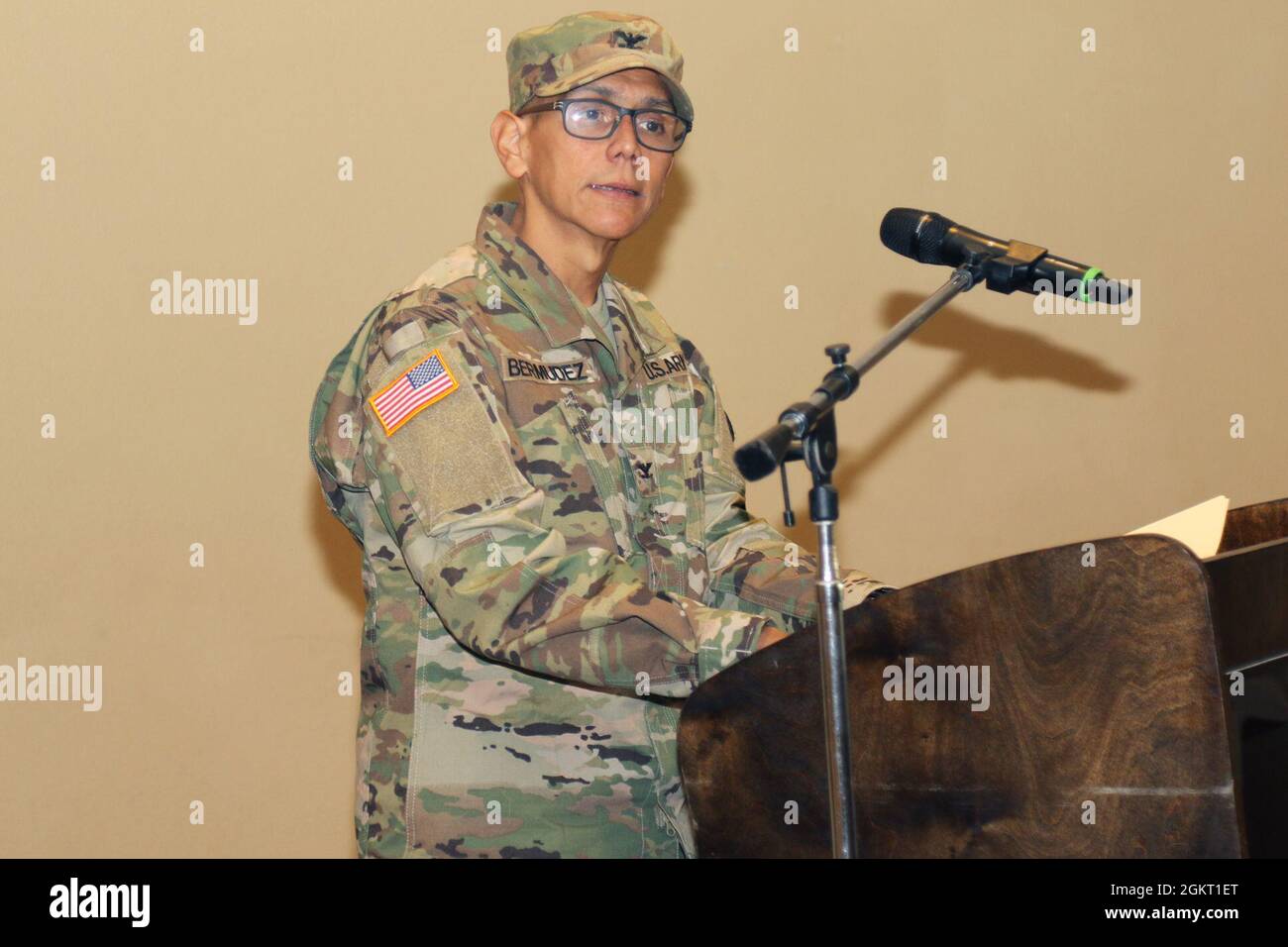 Col. Elliott Bermudez, the outgoing commander for Fort Irwin Dental ...
