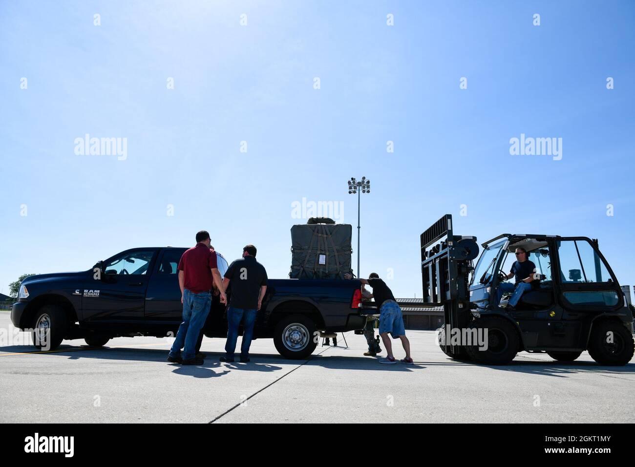 Employees of the 910th Airlift Wing, the National Museum of the Air ...