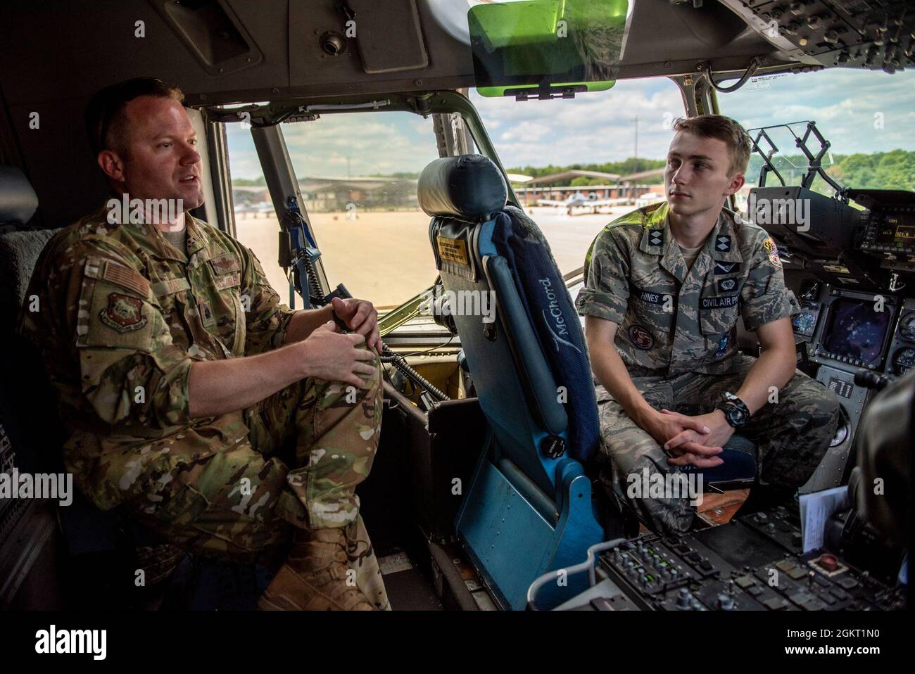 U.S. Air Force Lt. Col. George Fay, a pilot with the 167th Airlift Wing ...