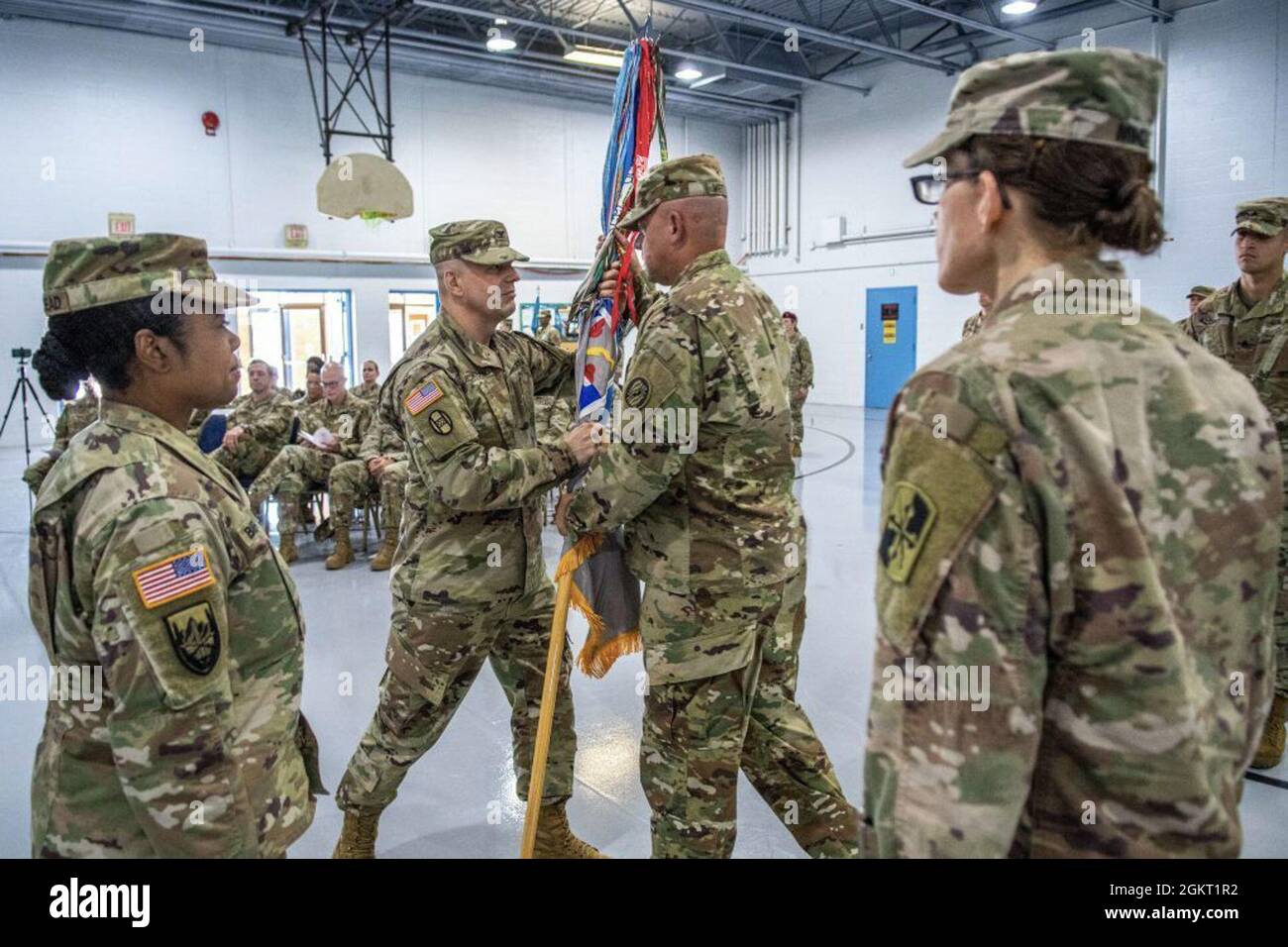 U.S. Army Col. B. Clay Jackson, incoming commander of the Maryland Army ...