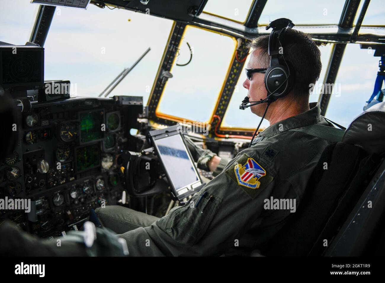 Lt. Col. Scott Lawson, 910th Operations Group commander, pilots a C ...